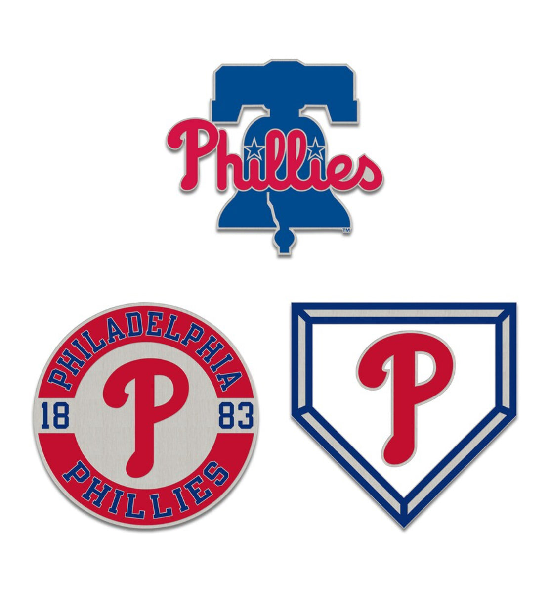 Philadelphia Phillies 3-Piece Collector Pin Set – All American ...