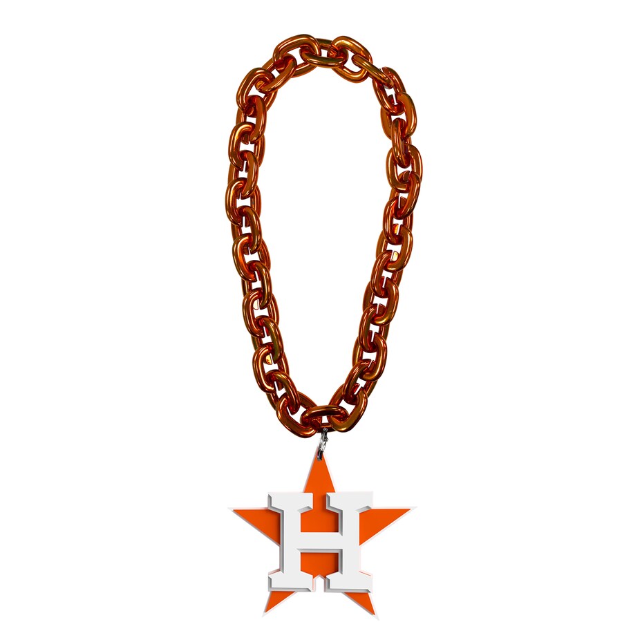 Houston Astros Oversized Super-Fan 3D Foam Logo Chain Necklace – All ...