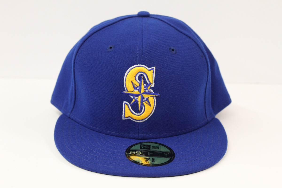 Seattle Mariners Royal Blue Official New Era 59FIFTY Fitted Hat – All ...